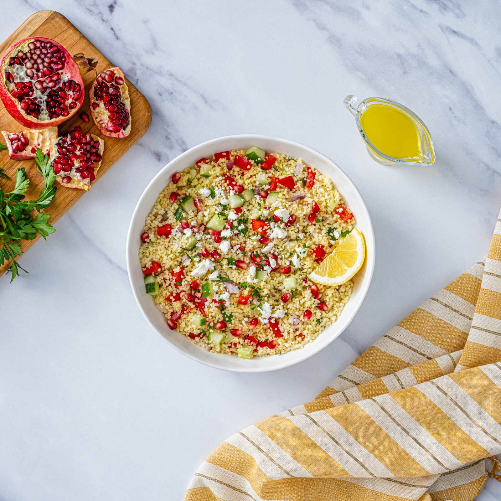 Easy Couscous Salad with Feta